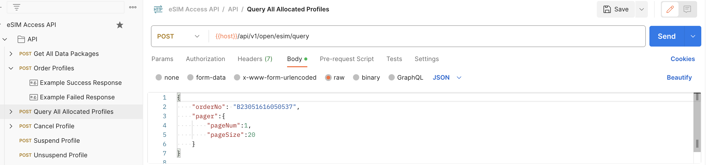 Making an eSIM purchase with the API - eSIM Access
