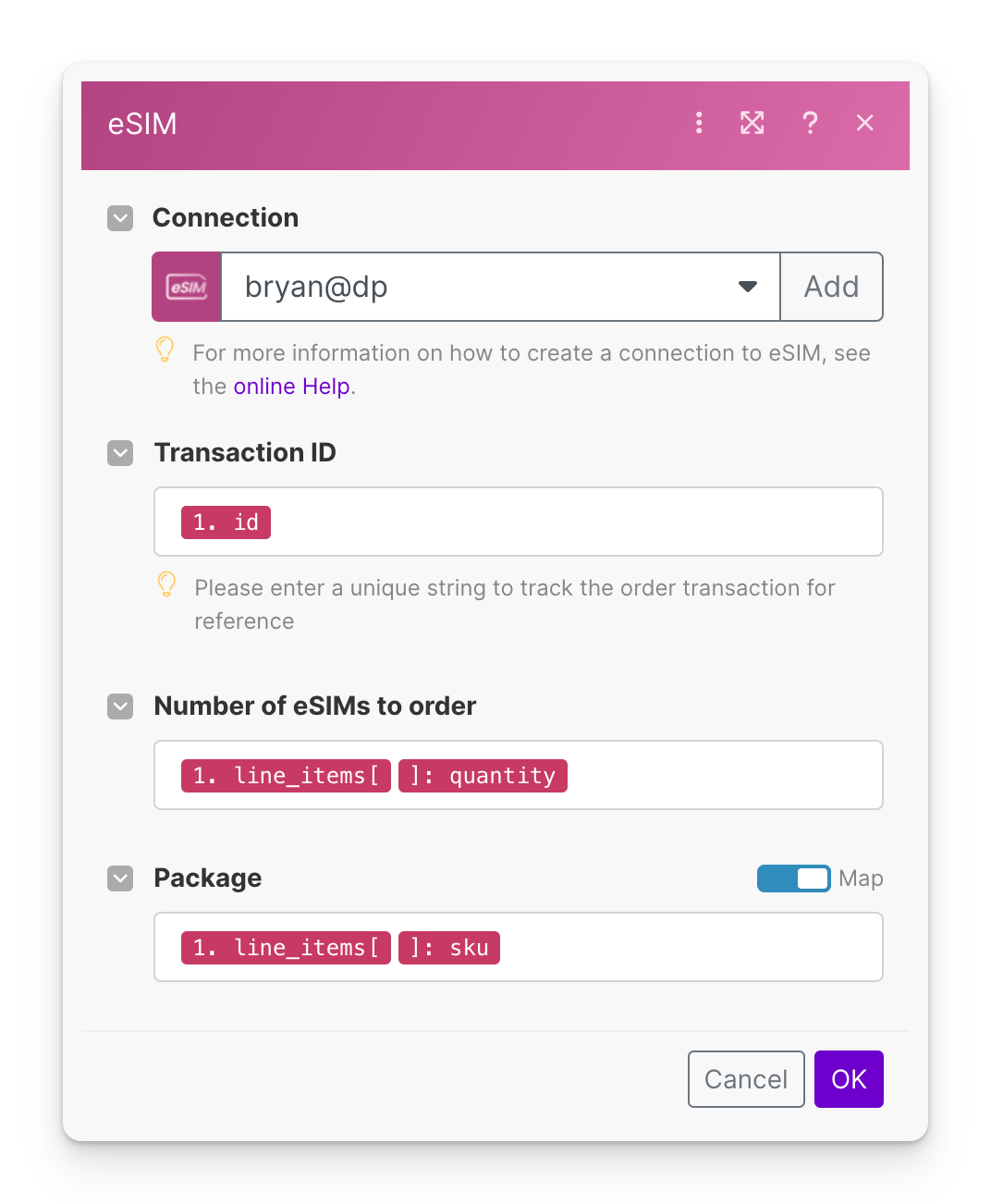 How to start with Make.com - eSIM Access
