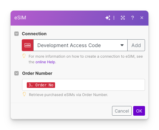 How to start with Make.com - eSIM Access